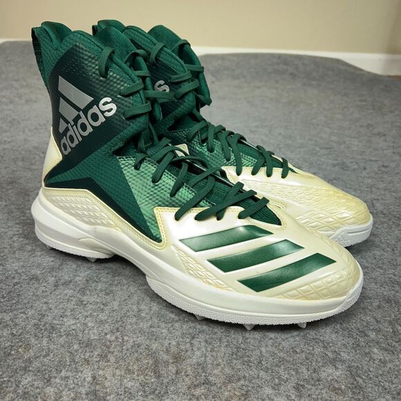 adidas | Shoes | Adidas Mens Football Cleat 3 White Green Shoe Freak ...